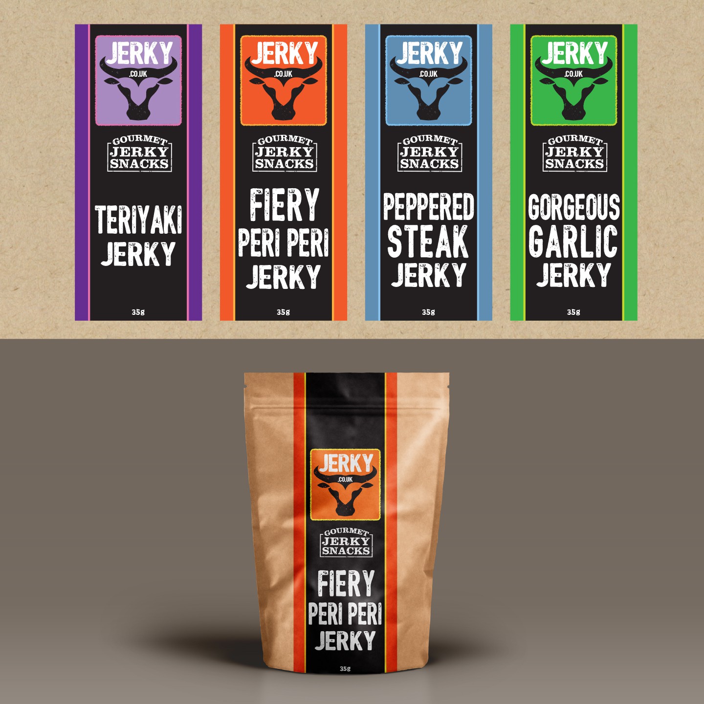 Jerky Logos - Free Jerky Logo Ideas, Design & Templates