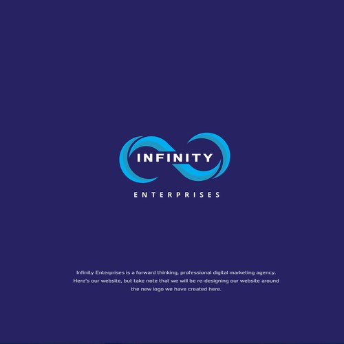 Designs | Design a logo for a fast growing premier digital agency: Infinity Enterprises | Logo ...