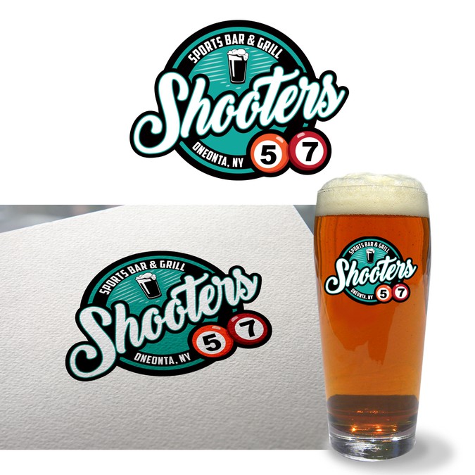 Shooters Bar & Grill | Logo design contest