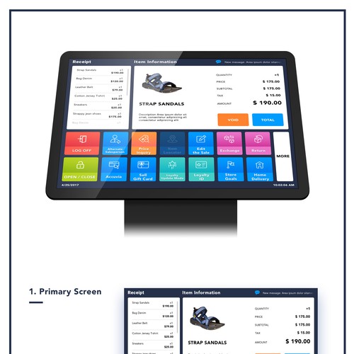 Design a Clean, Modern UI for Accuvia Software's Point of Sale ...