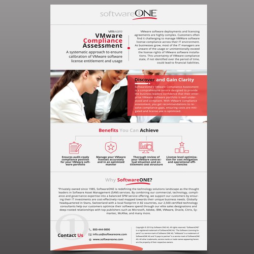 VMware complaince assessment corporate sales flyer | Postcard, flyer or ...