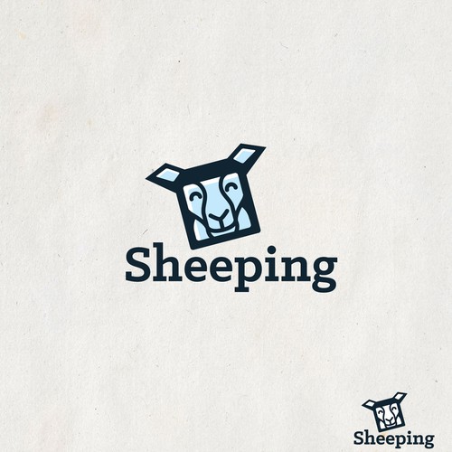 Logo with a sheep for Sheeping | Logo design contest