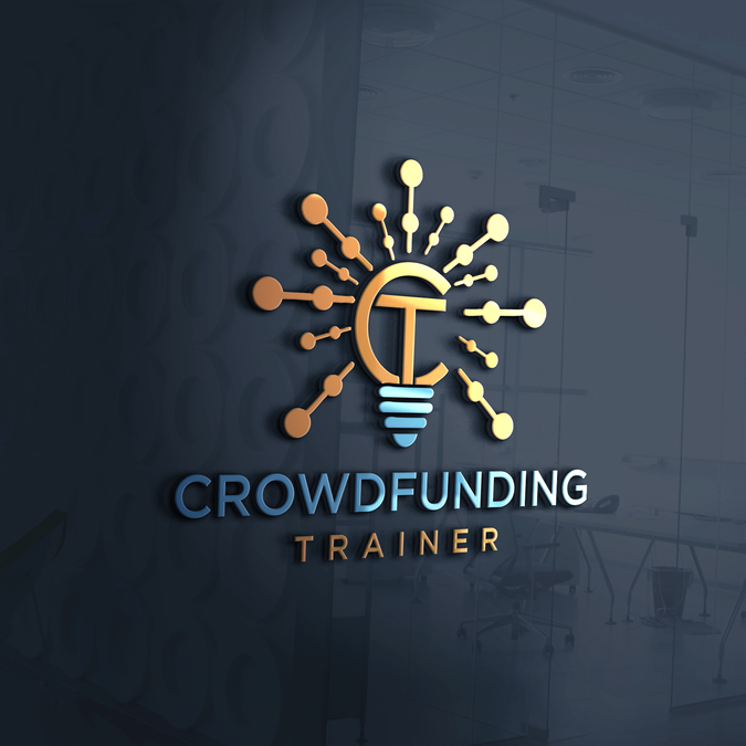 Crowdfunding trainer logo design | concurso Design de logotipos