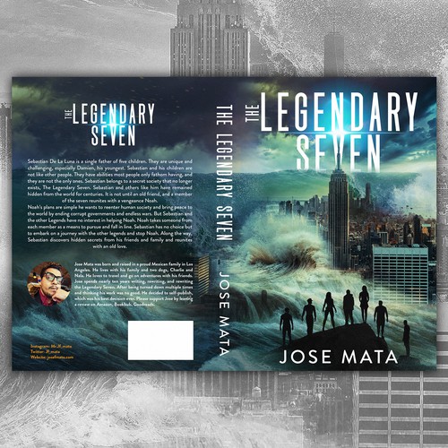 Designs | The Legendary Seven | Book cover contest