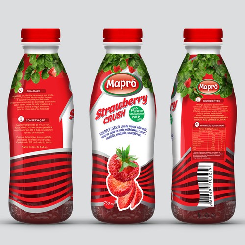 Mapro bottle design | Product packaging contest