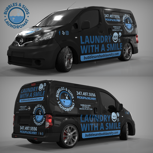 Designs | Laundromat Van design | Car, truck or van wrap contest