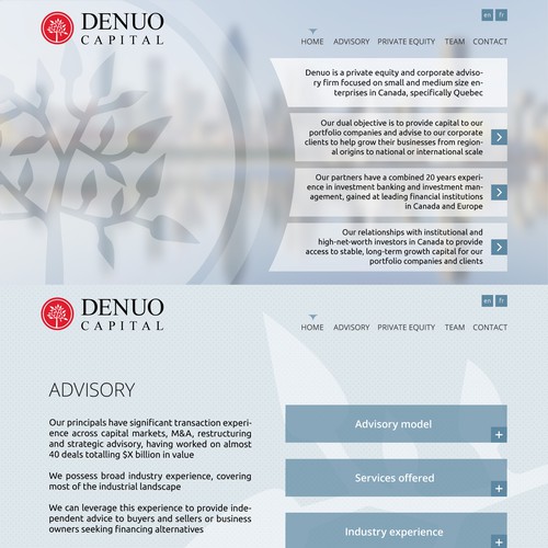 Designs | Create a slick but subtle website design for a start-up ...