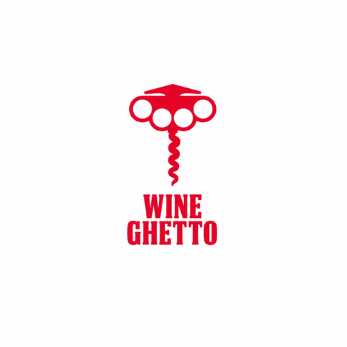Create a caturing memorable logo for the Wine Ghetto | Logo design contest