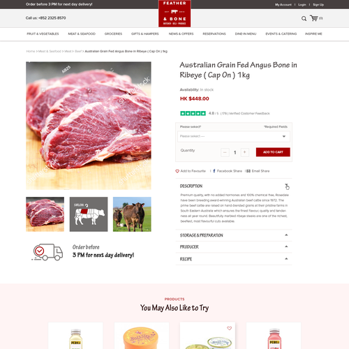 E COMMERCE STAND OUT GROCERY & DELI WEBSITE | Web page design contest