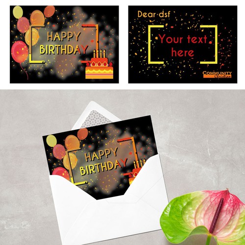 Community 2019 Birthday Card | Card or invitation contest