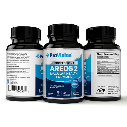 Designs | Update design for Eye Vitamin bottle label | Product ...