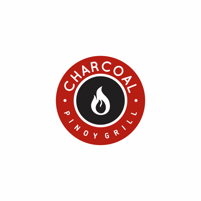 Restaurant Startup - "Charcoal" Logo with Emblem | Logo design contest