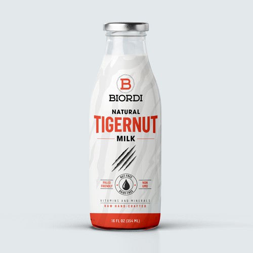 Design The Label Packaging For Tigernut Milk Product Label Contest
