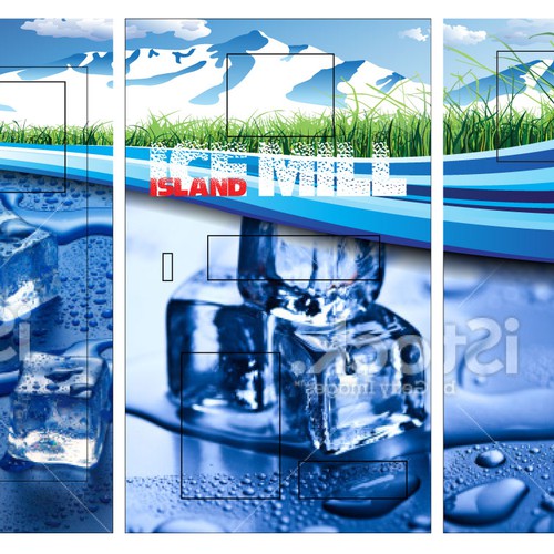 Create a vinyl wrap for a ice vending machine | Other design contest