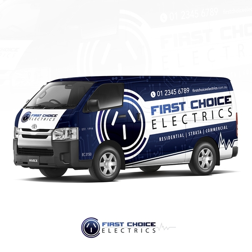 Van Design for Electrical Company | Car, truck or van wrap contest