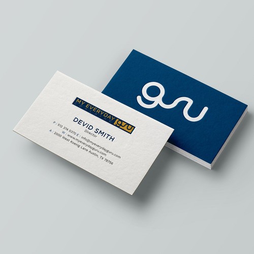 Create a card that shows the "Guru" in every geek! | Business card contest