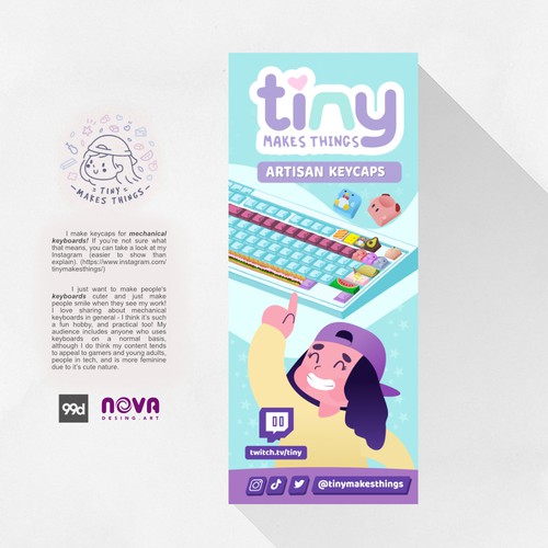 Designs | Design a Cute, Playful, Feminine retractable banner for a ...