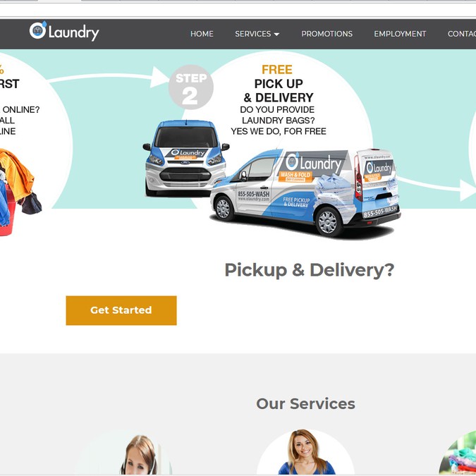 Banner for Laundry Pickup & Delivery Service | Banner ad contest