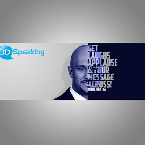 3D Speaking Facebook Cover | Facebook cover contest