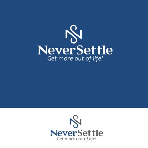 Create a minimalistic text logo for NeverSettle | Logo design contest