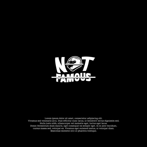 Designs | Not Famous Racing Apparel Logotype & Icon | Logo design contest