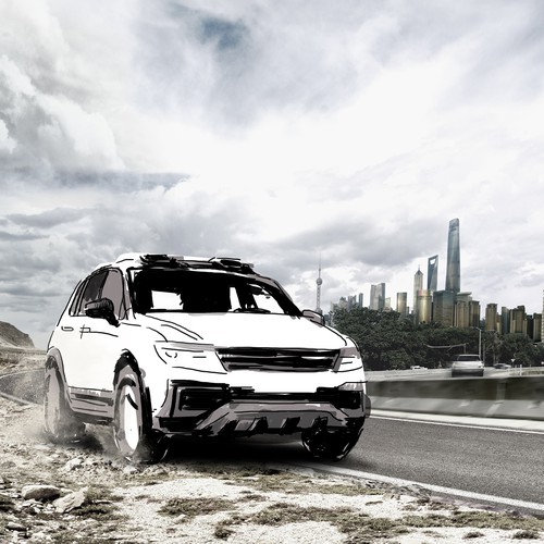 Key visual for a car launch event | Illustration or graphics contest