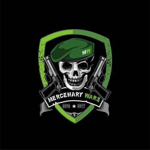 Mercenary Soldier Logo