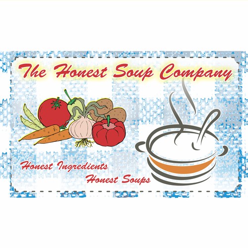 Create a capturing soup label for The Honest Soup Company | Product ...