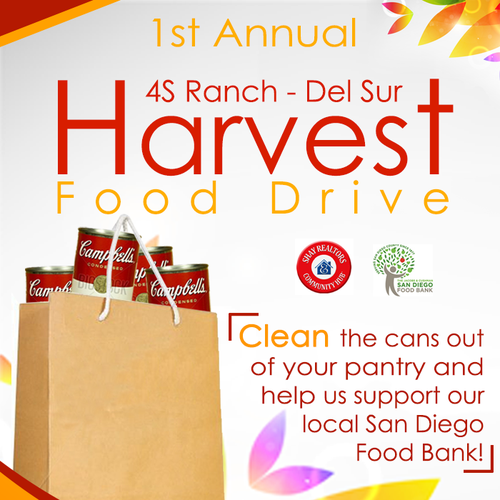 Create Attractive Food Drive Postcard with Fall/Harvest theme - Need ...