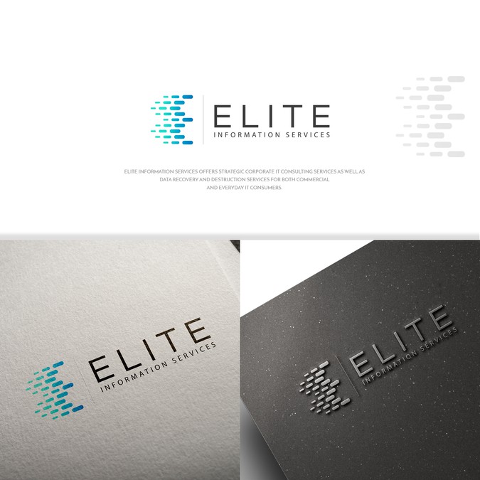 Design a modern logo and business card for Elite Information Services ...