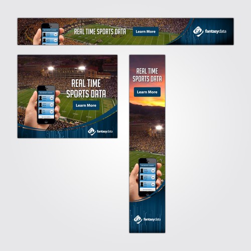 Fantasy sports data company needs creative, edgy banner ad | Banner ad ...