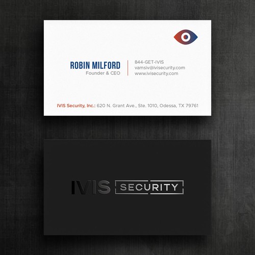 Designs | Business Card for Modern Security Company | Business card contest
