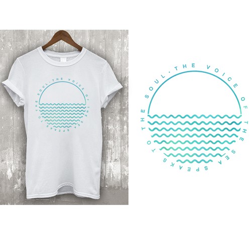 Simple wave shapes. | T-shirt contest