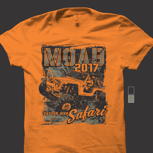 Annual National Event for Moab Utah Jeep Safari | T-shirt contest