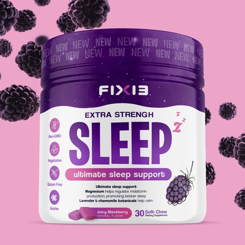 Designs | Fixie Soft Chews Supplements Label Design on a Jar | Product ...