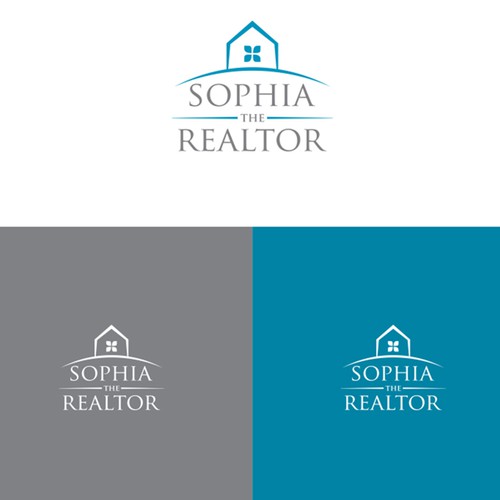 Individual Real Estate agent logo incorporating the shape of a house ...
