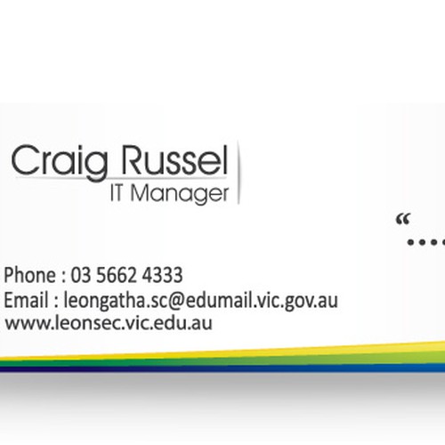 Designs | Slick new email signature template | Other business or ...