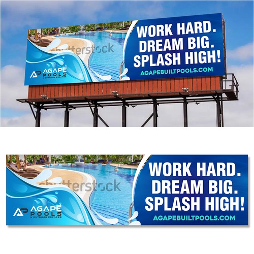 Designs | POOL AND OUTDOOR LIVING BILLBOARD DESIGN | Signage contest