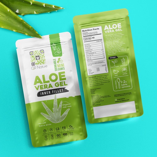 Designs | Design an awesome package for ALOE VERA products *QR NATURE ...