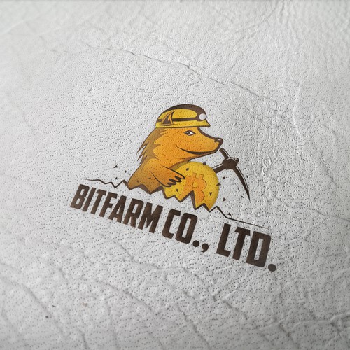 BITFARM - Cryptocurrency cloud mining logo and branding | Logo & brand ...