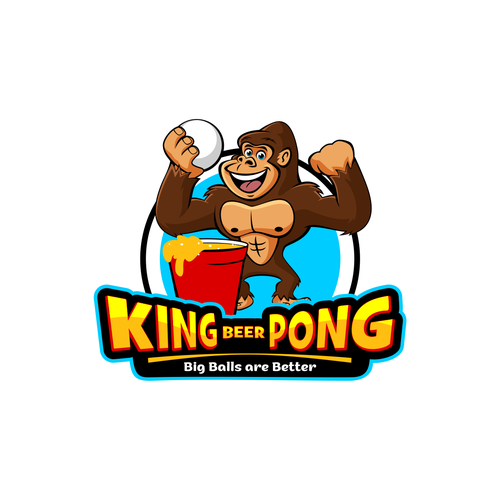 King Pong - Giant Beer Pong | Logo design contest