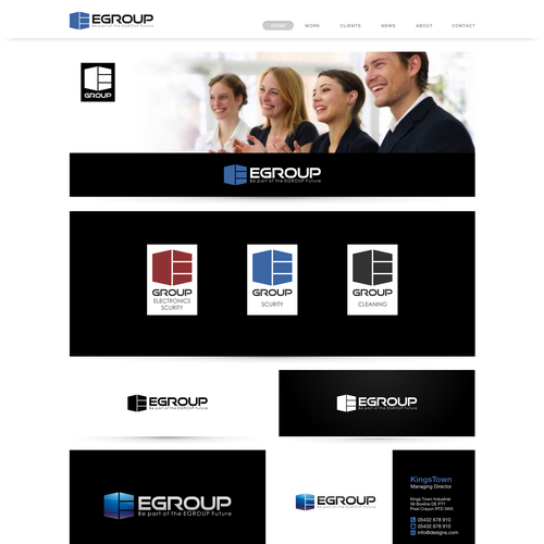 logo and business card for EGROUP | Logo & business card contest