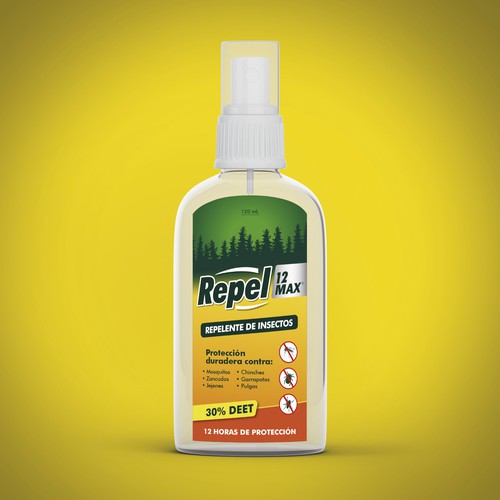 Designs | Repel 12 Max Etiqueta | Product label contest