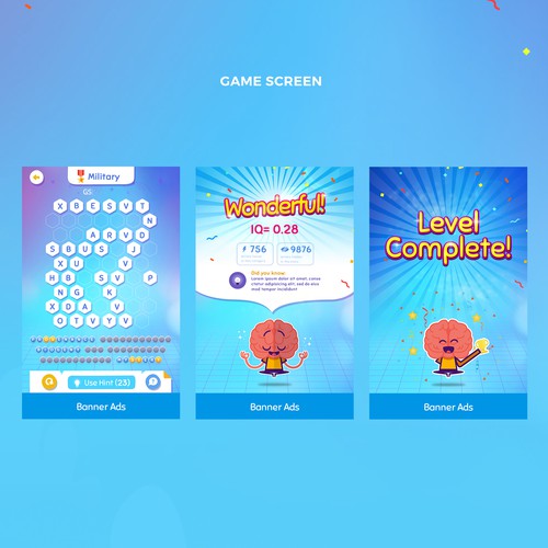 Design an attractive word game: Lexophile - Word Puzzles | App design ...