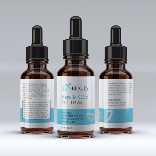 Easy Simple Label Design for Cosmetic Bottle | Product packaging contest