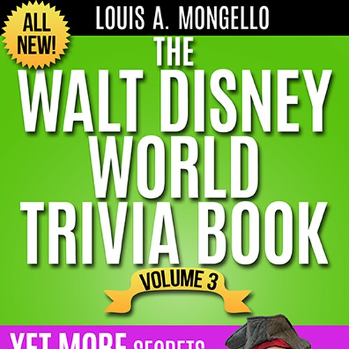 Designs | Walt Disney World Trivia Book cover | Book cover contest