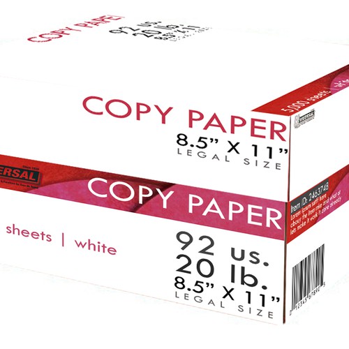 Copy Paper Box Design-product packaging for Universal Business ...