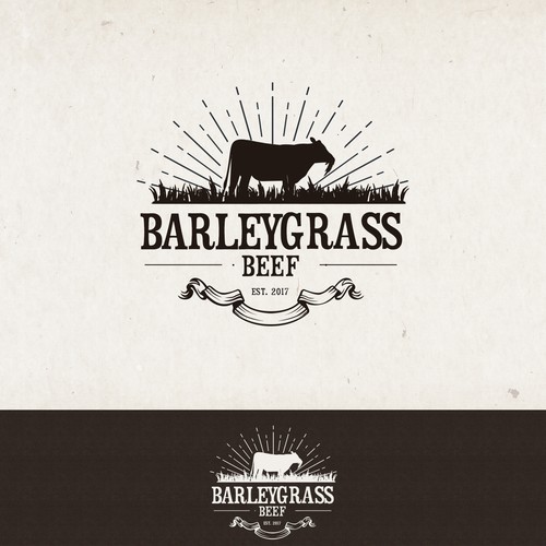 Country logo for Barley Grass beef | Logo design contest