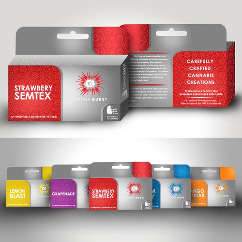Designs | C4 Canna Burst Packaging Design | Product packaging contest