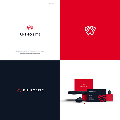 Designs | New Logo, Brand Identity - Rhino Site | Logo & brand guide ...